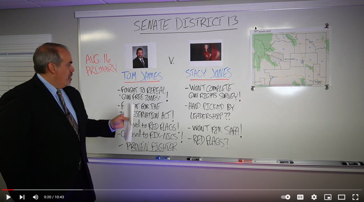 Senator Tom James: A Leader in the Fight for Gun Rights! - Wyoming Gun ...